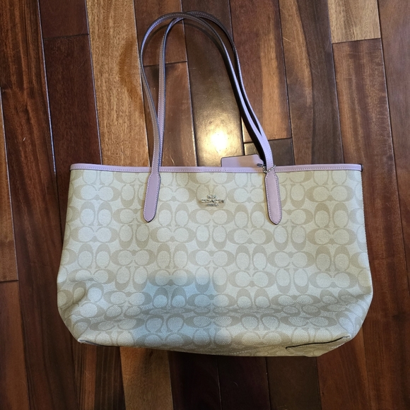 Coach | Bags | Coach City Tote In Ice Purple | Poshmark